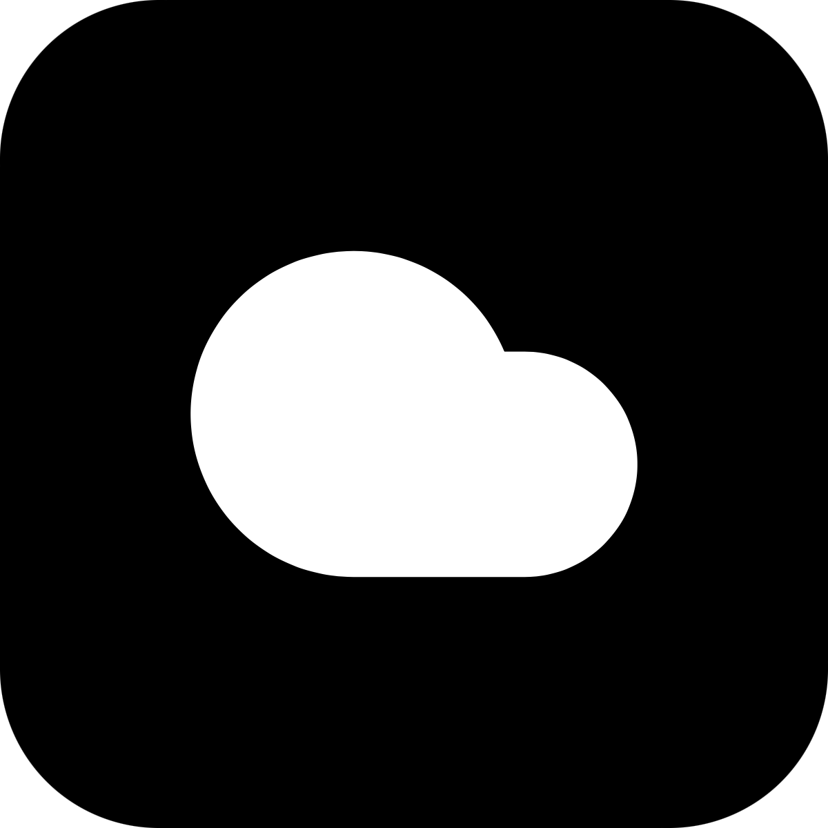 Cloud icon for SaaS logo | LogoFast