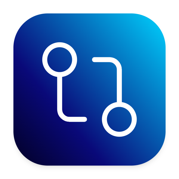 Git Compare icon for SaaS logo | LogoFast